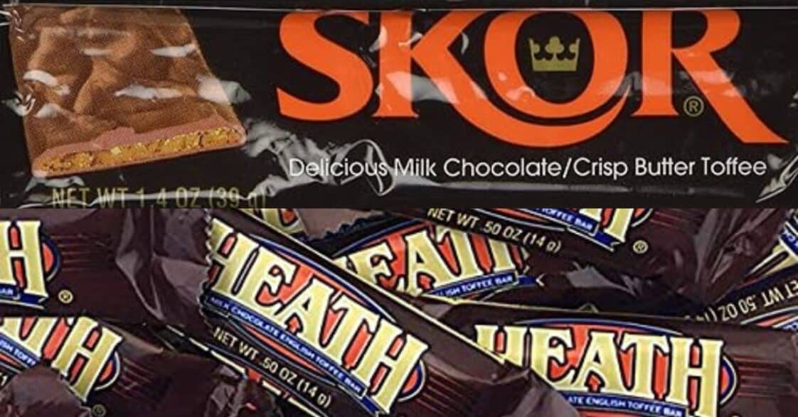 Skor Candy Bar vs Heath Bar: The Ultimate Toffee Showdown