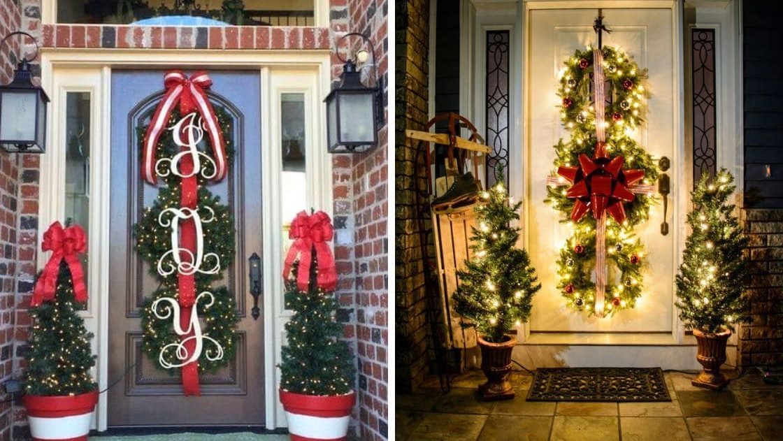 Christmas Door Decor Ideas Diy
