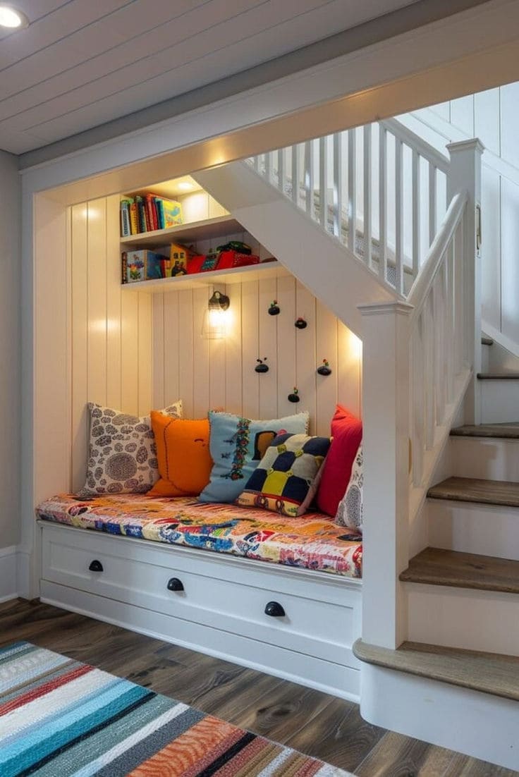 20 Under Stair Nook Decorating Ideas For A More Organized Home 20 Under Stair Nook Decorating Ideas For A More Organized Home