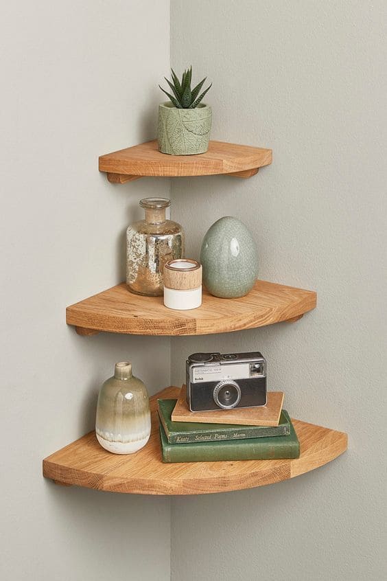 20 Brilliant Ways to Maximize Small Spaces with Stylish Corner Shelves