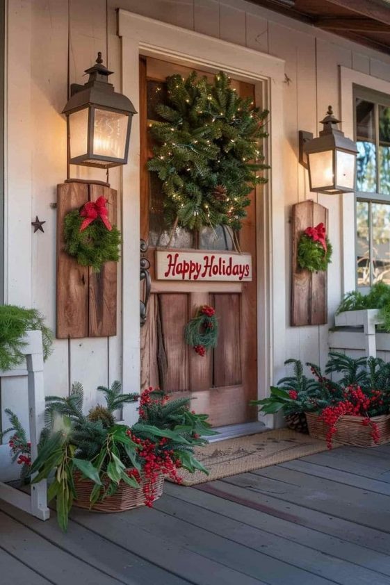 25 Impressive Christmas Door Decorations to Welcome Your Guests This ...