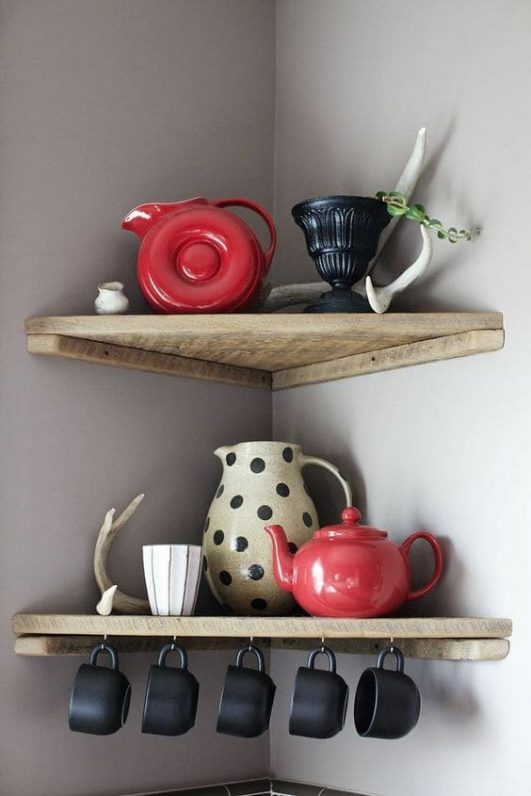 20 Brilliant Ways to Maximize Small Spaces with Stylish Corner Shelves