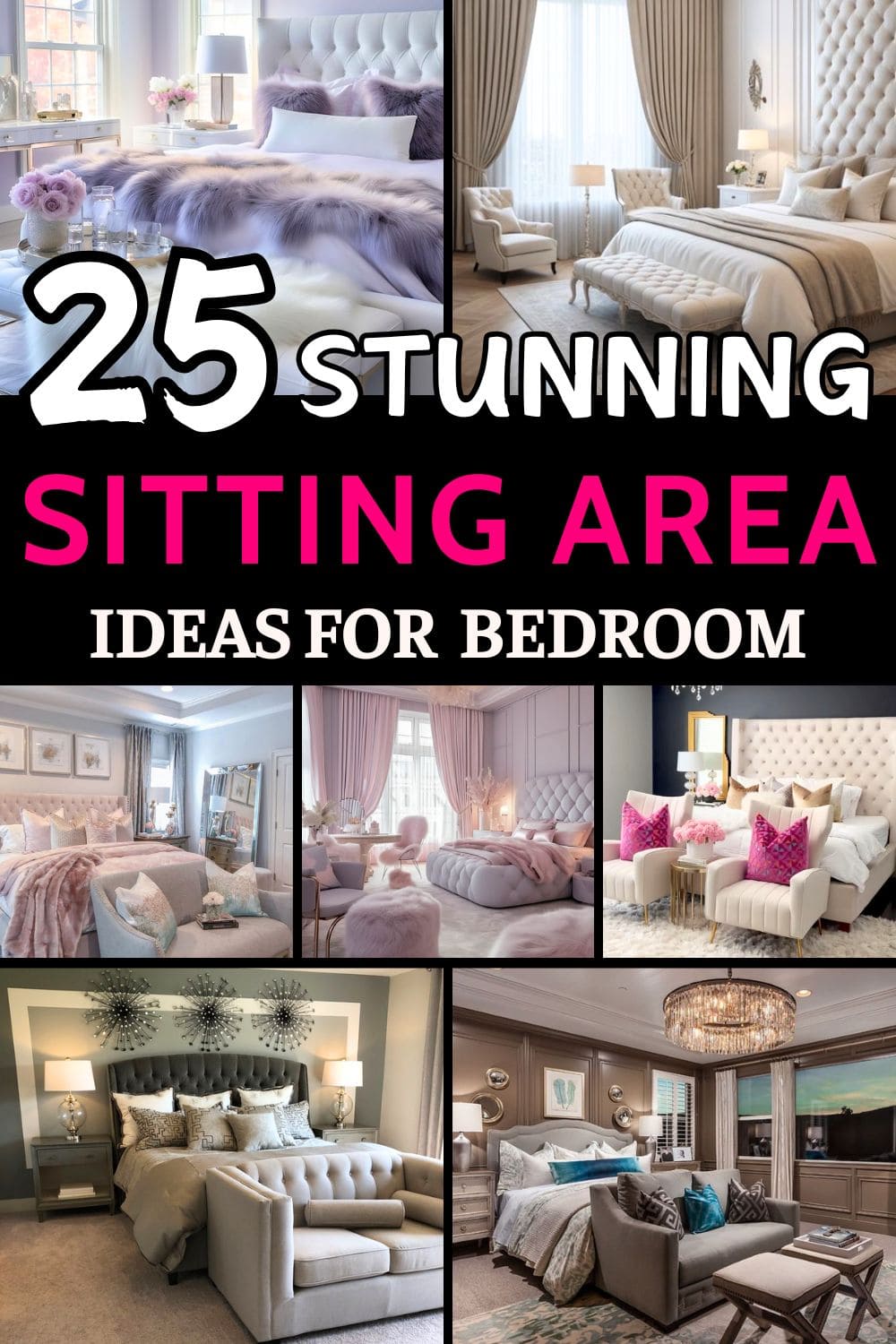 25 Most Stunning Bedroom Designs Featuring Elegant Sitting Areas