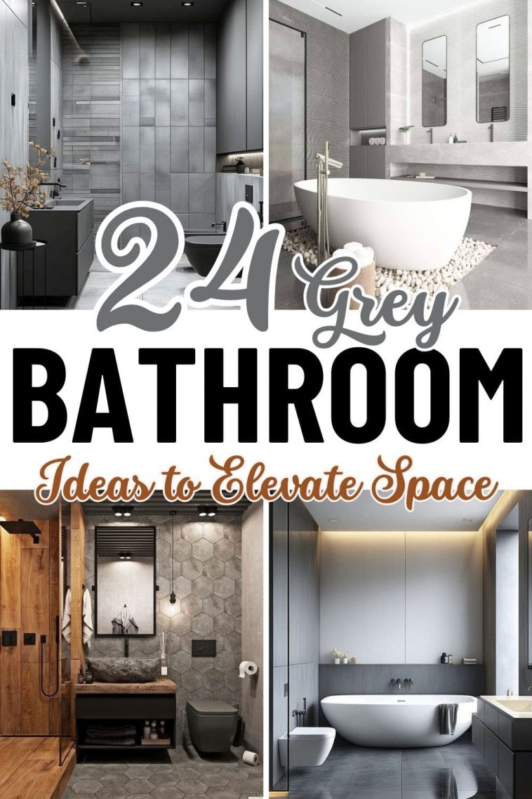 24 Stunning Grey Bathroom Design Ideas to Transform Your Space