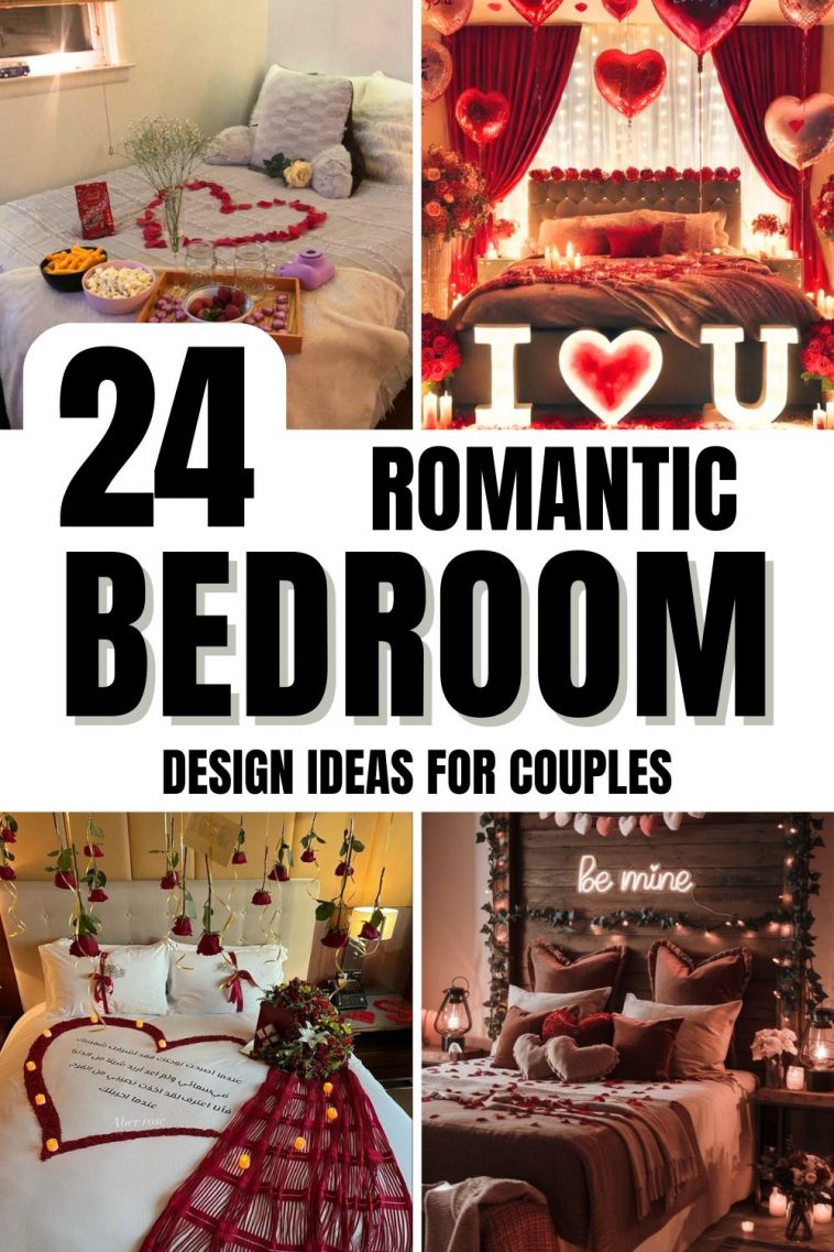 24 Most Heartwarming Romantic Bedroom Design Ideas for Couples