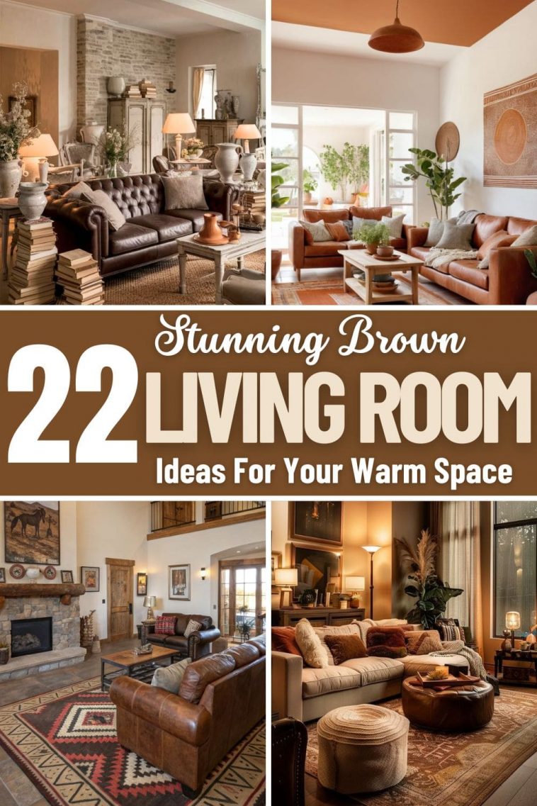 22 Stunning Brown Living Room Ideas to Elevate Your Space with Warmth ...