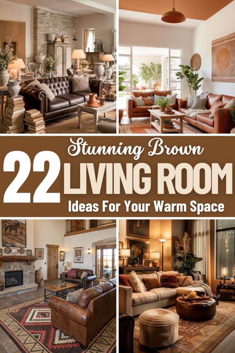 22 Stunning Brown Living Room Ideas to Elevate Your Space with Warmth ...