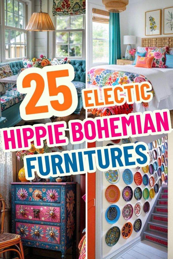 25 Wildly Eclectic Hippie Boho Furniture Ideas to Brighten Your Space