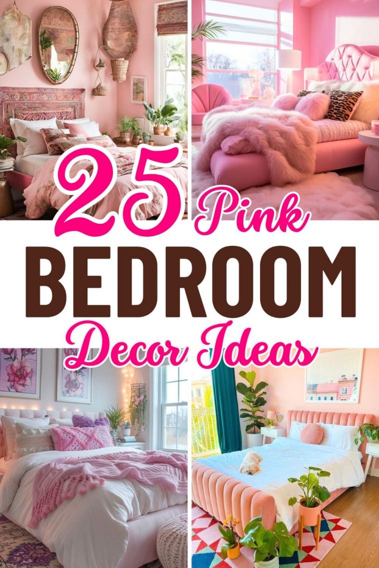25 Gorgeous Pink Bedroom Decor Inspirations for a Dreamy Retreat
