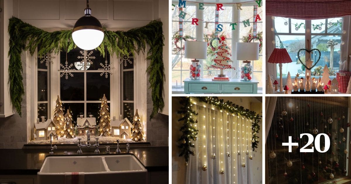 24 Festive Window Displays That’ll Make Your House the Star of the Street