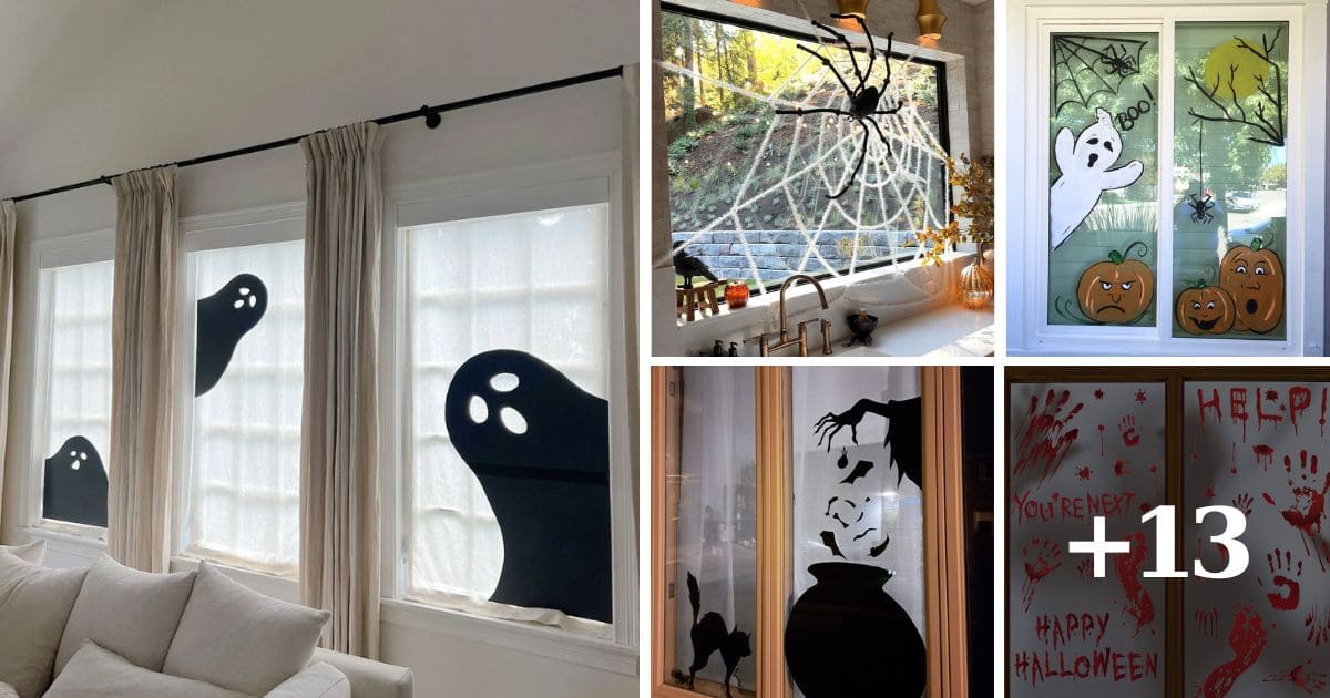 17 Spooktacular Halloween Window Ideas That Instantly Set the Mood