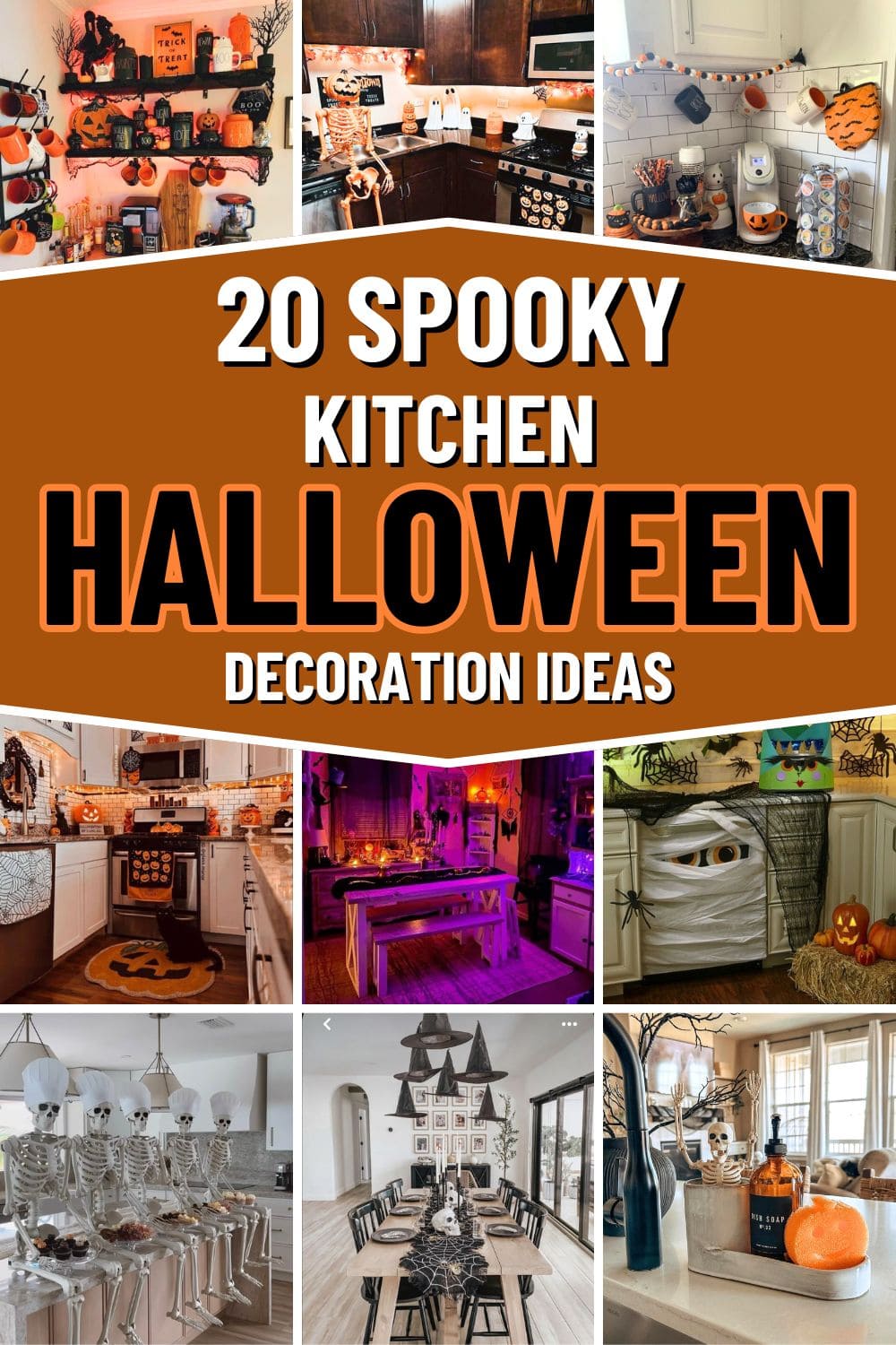 20 Spooky Halloween Kitchen Decor Ideas That Steal the Show