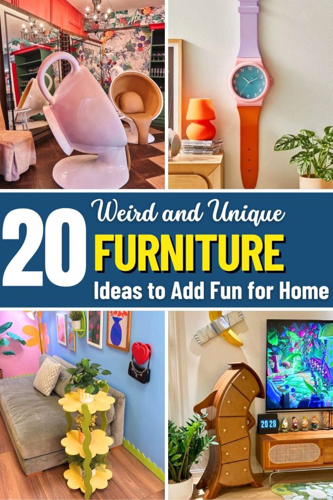 20 Weird Furniture Ideas That Bring Joy and Uniqueness to Every Room