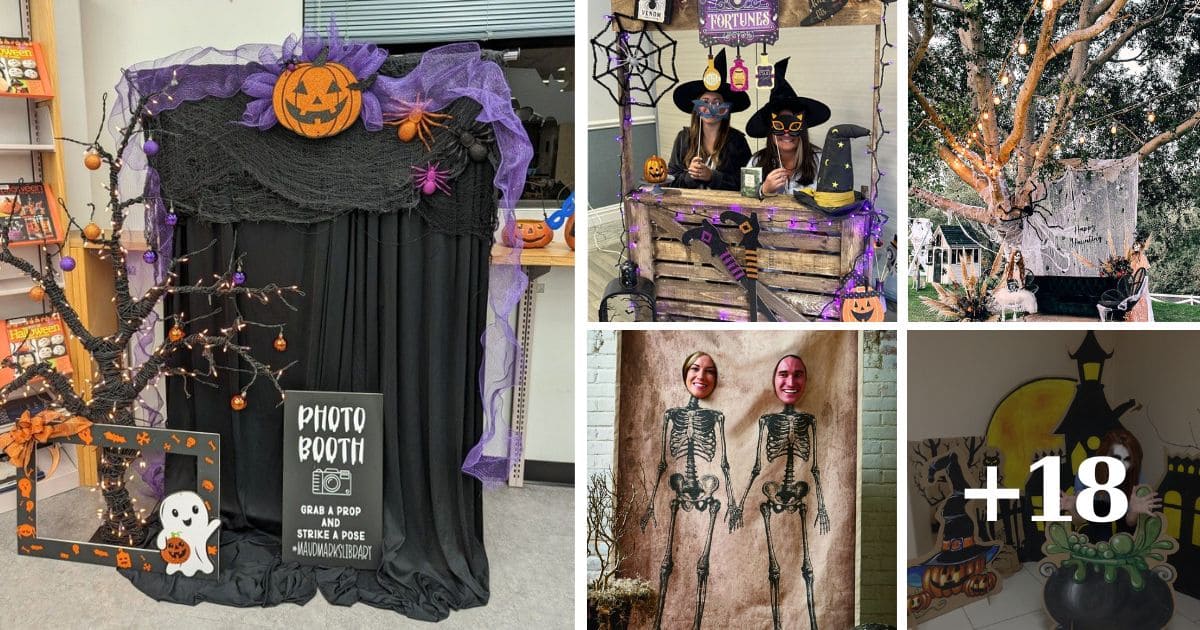 22 Spooktacular Halloween Photo Booth Setup Ideas for Unforgettable Shots
