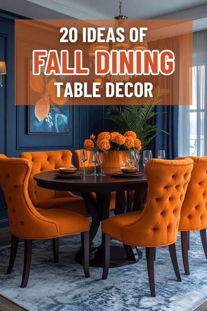 20 Stunning Fall Dining Table Decor Ideas for a Harvest-Inspired Look
