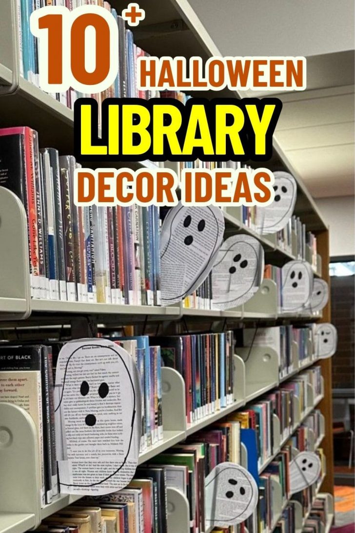 10+ Festive Halloween Library Decor Ideas That Spell Fun