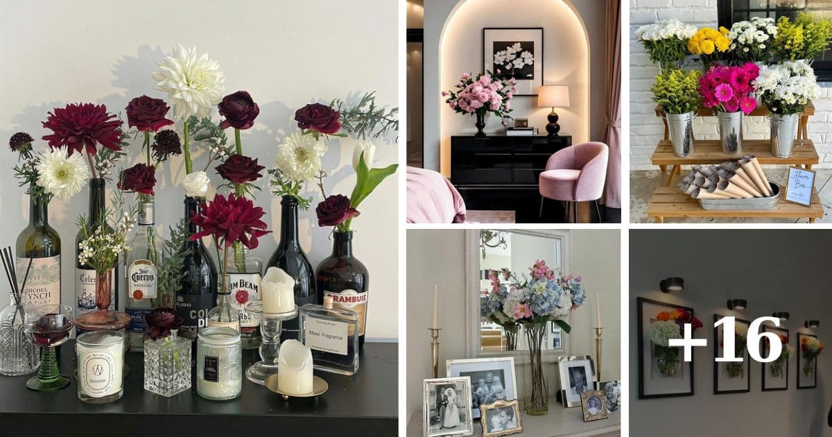 20 Beautiful Flower Display Ideas You’ll Want to Try