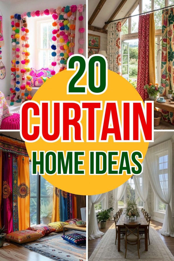 20 Creative Curtain Ideas for a Stunning Home Makeover