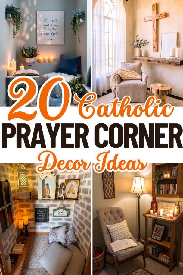 20 Catholic Prayer Corner Ideas to Create a Sacred Space
