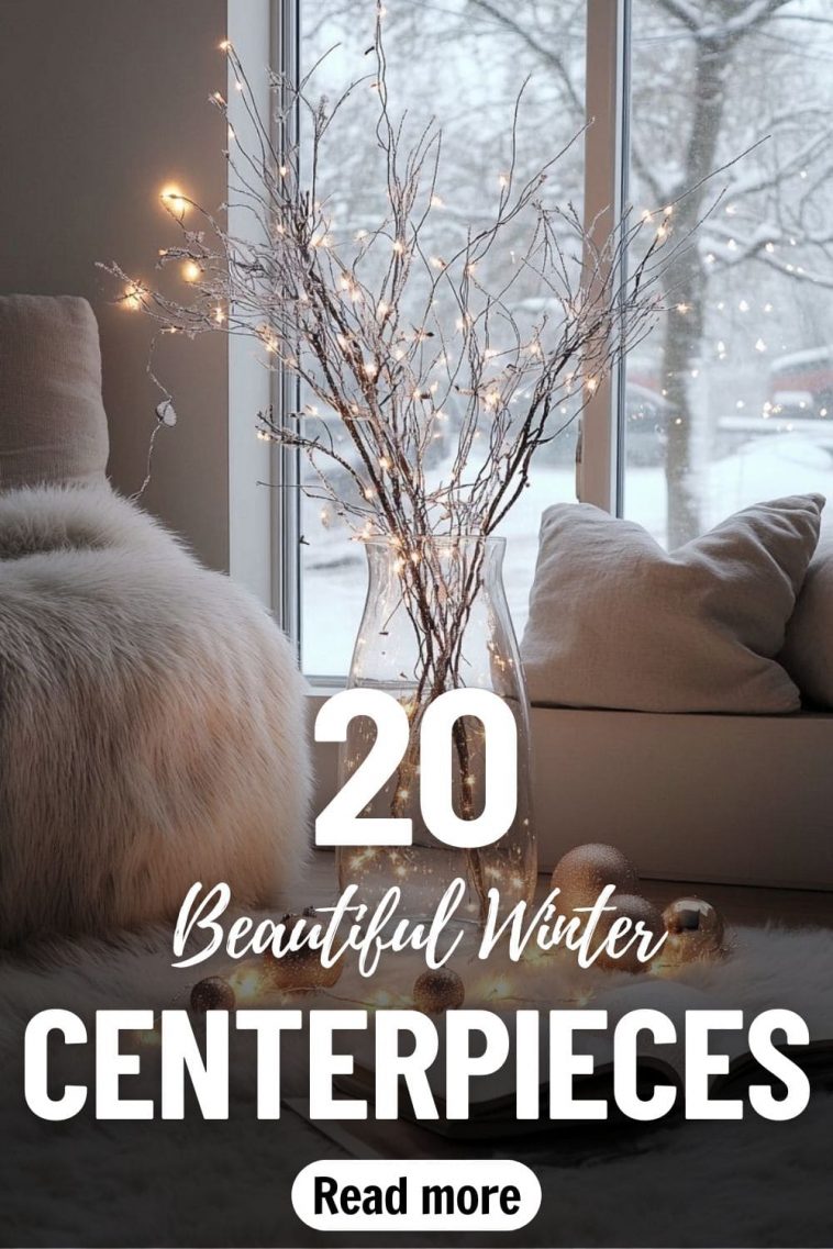 20 Stunning Winter Centerpiece Ideas for Every Table