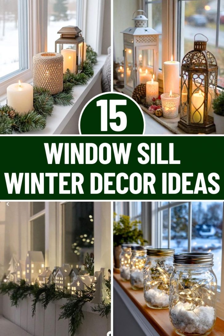 15 Winter Window Sill Decor Inspirations for a Magical Home