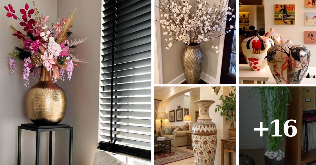 20 Stunning Home Decor Ideas with Large Vases