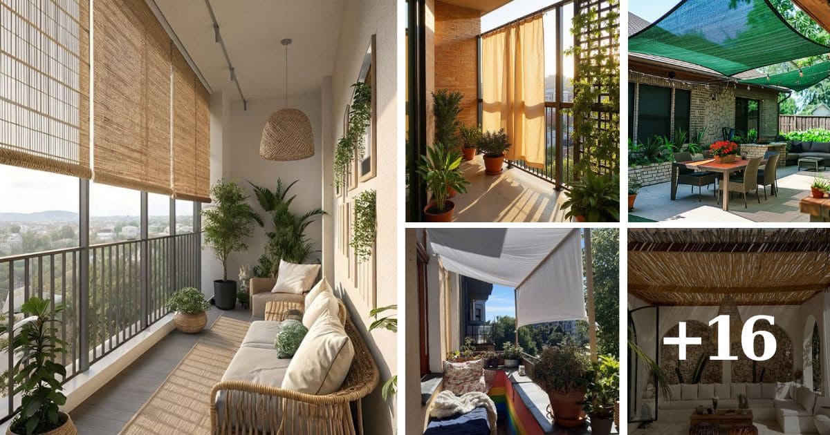 20 Balcony Shade Ideas That Turn Sunlight into Serenity