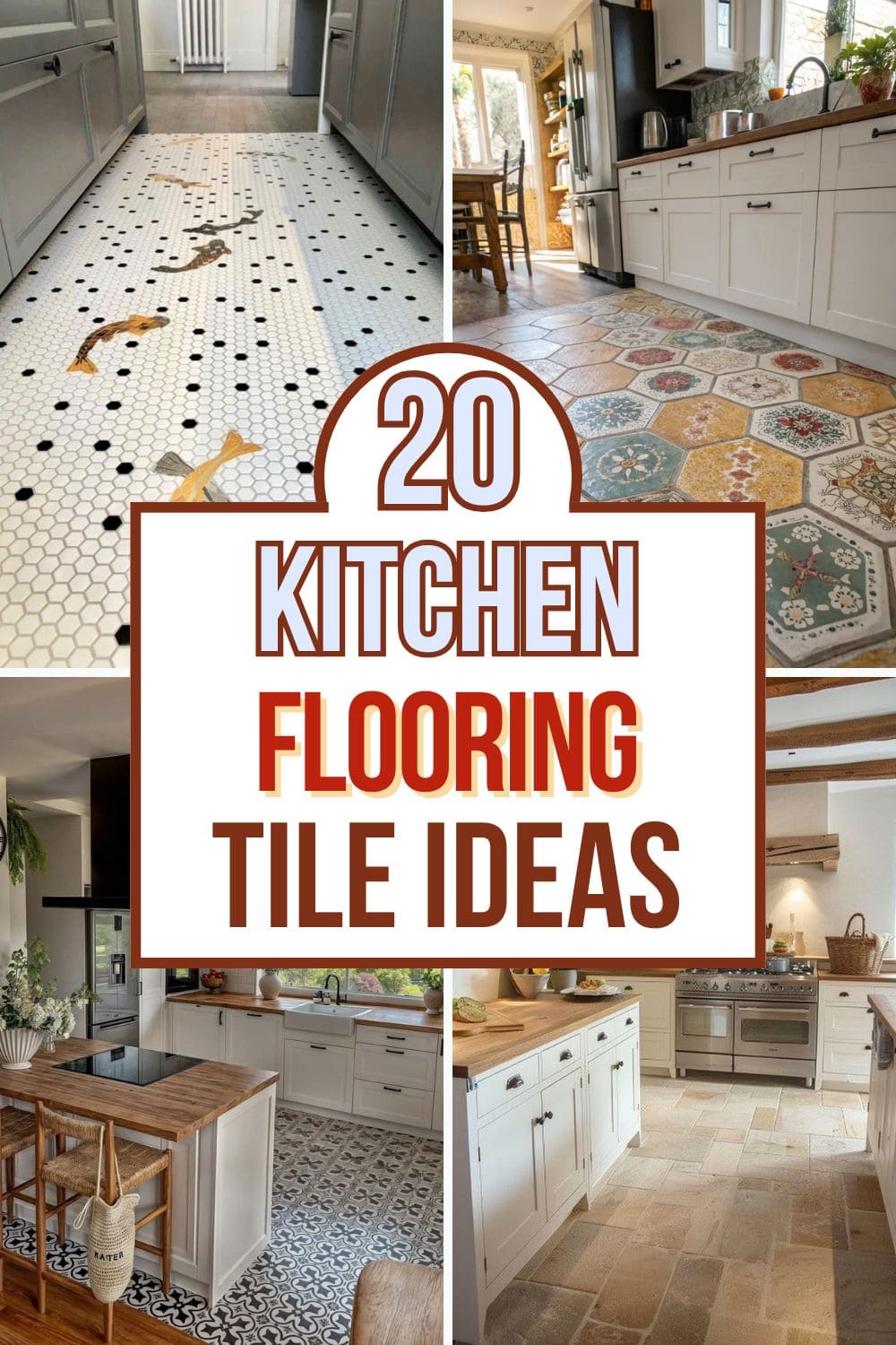 20 Beautiful Kitchen Flooring Ideas to Refresh Your Cooking Space