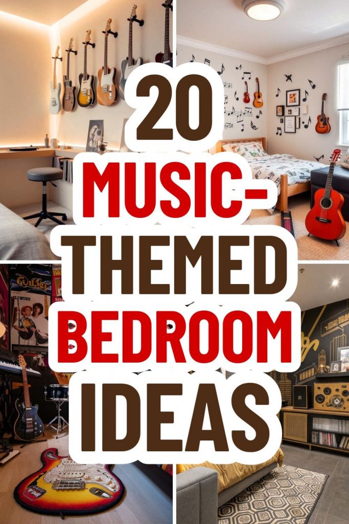 20 Inspiring Music-Themed Bedroom Ideas for Music Lovers