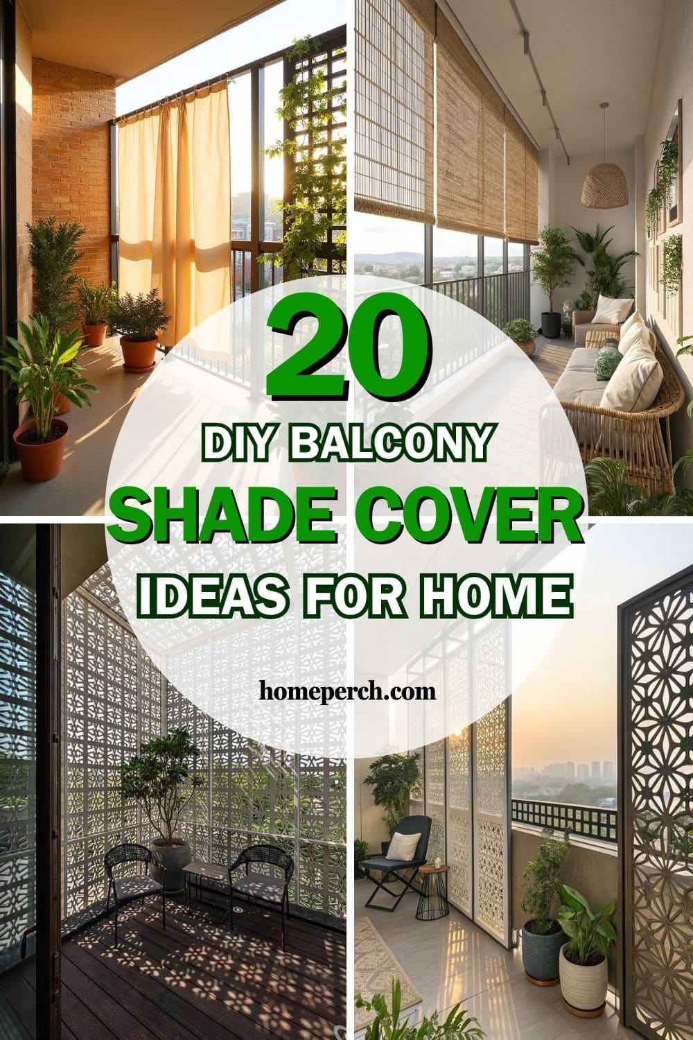 20 Balcony Shade Ideas That Turn Sunlight into Serenity