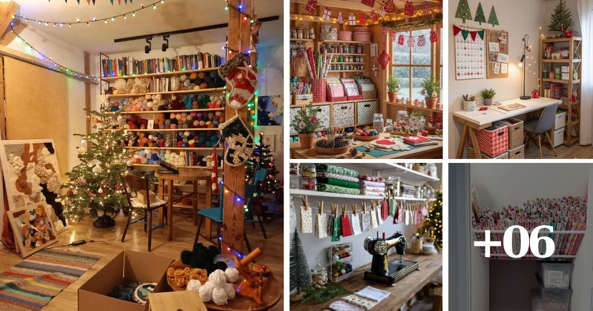 10 Inspiring Christmas Craft Room Ideas to Spark Your Holiday