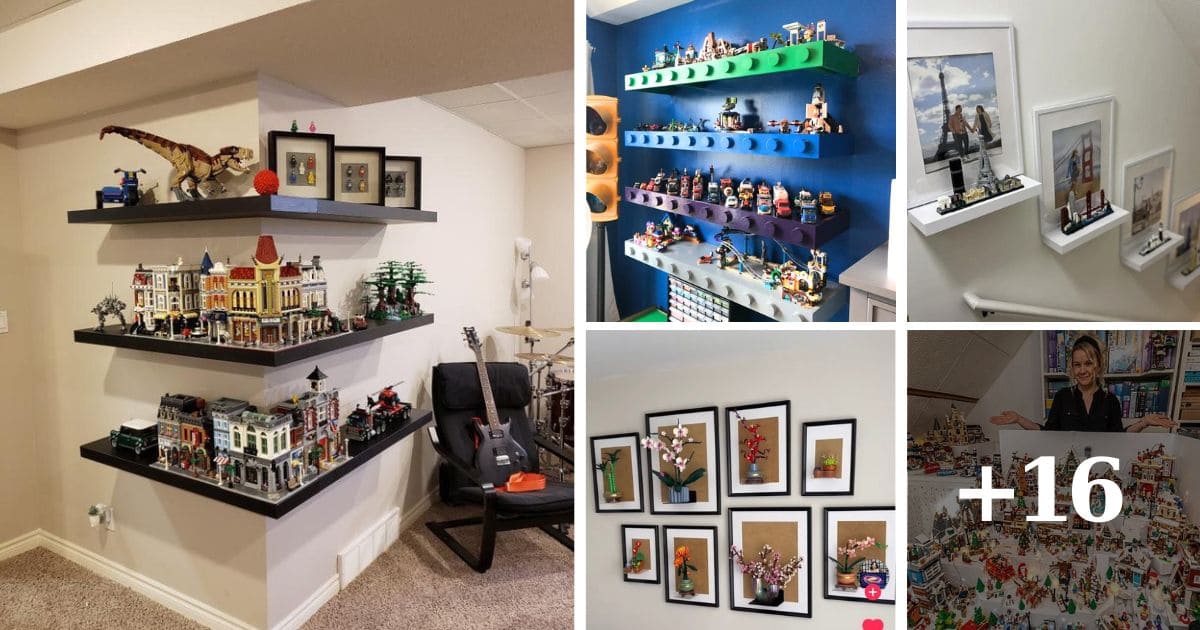 20 DIY LEGO Display Ideas to Show Off Your Collection
