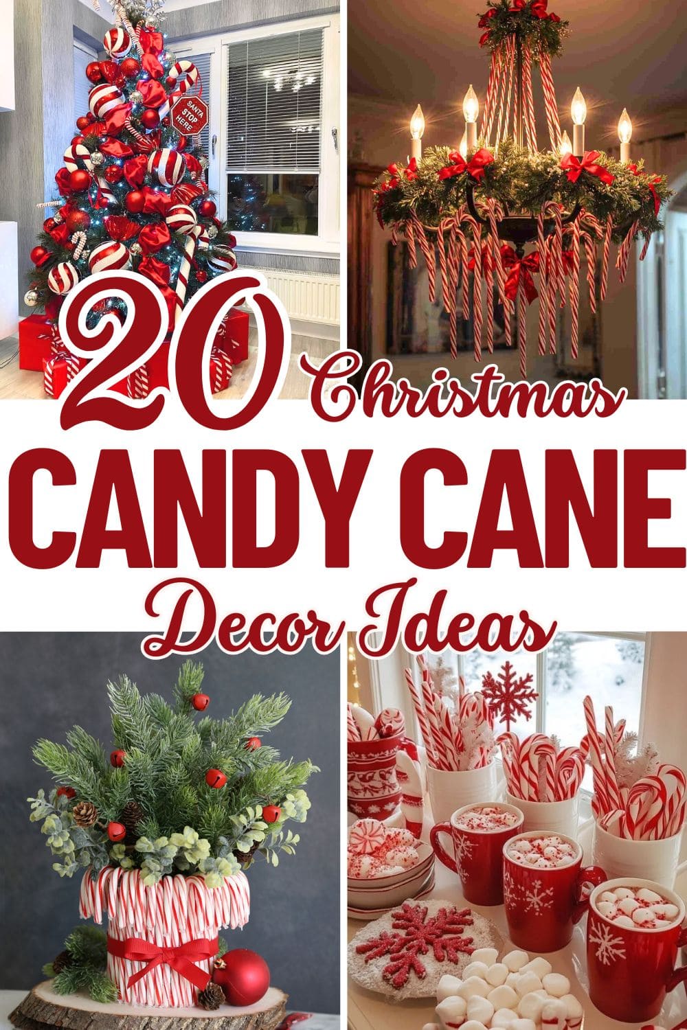 18 Sweet and Stylish Candy Cane Decor Ideas for Christmas Cheer