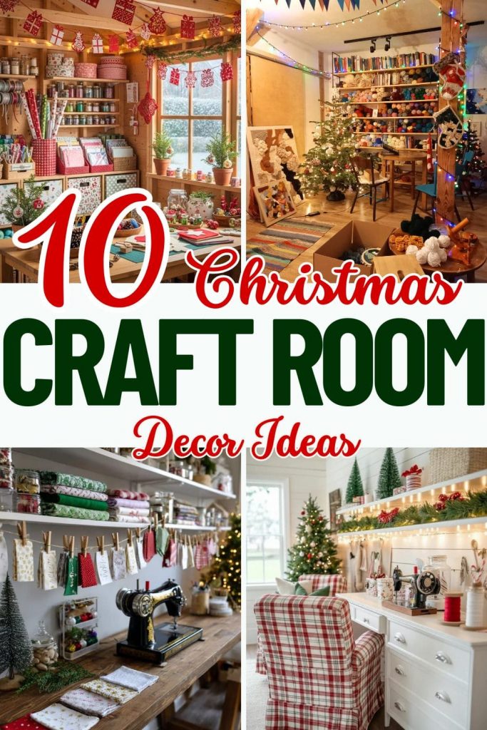 10 Inspiring Christmas Craft Room Ideas to Spark Your Holiday