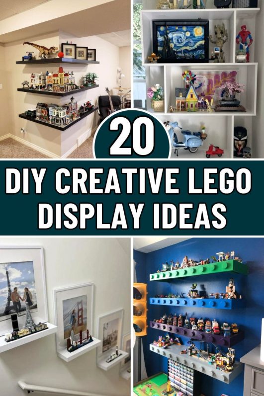 20 DIY LEGO Display Ideas to Show Off Your Collection