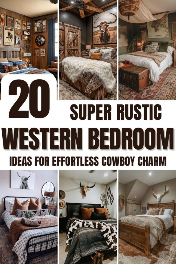 20 Western Bedroom Ideas for Effortless Rustic-Cowboy Charm